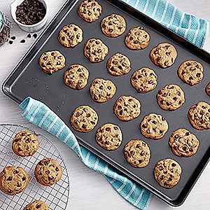 TEMKIN 1PC Rectangular Non-Stick Bread Cake Baking Tray Baking Tray Oven Rectangular Black Baking Tray DIY Baking for Kitchen (Size : Large)