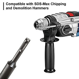 6 Inch x 1 1/4 Inch SDS Plus Bushing Tool Concrete SDS Max Bushing Bit Square Head Concrete Roughness Coating Remove Bushing Bit for Rotary Hammer, Stone, Brick Wall (SDS Plus 16 Pins)