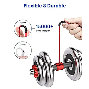 JSAUX USB 3.0 Extension Cable, [2 Pack 6.6ft] USB A Male to Female Extension Extender Cord High Data Transfer Compatible for USB Flash Drive, Keyboard, Printer, Xbox, Hard Drive and More-Red