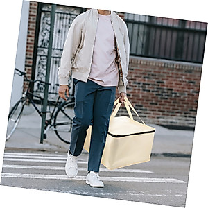 Luxshiny 2pcs Cake Insulation Bag Insulated Pizza Bag Insulated Grocery Insulated Casserole Bag Storage Bag Grocery Bag Food Bag Hot Portable Cloth Cooler Bag