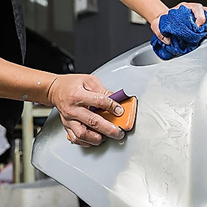 Sandpaper 400 Grit 20 PCS, Wet Dry Sanding Sheets 9 x 11 Inch, Purple Alumina Abrasive Sand Paper for Wood, Metal, Drywall, Resin, Automotive Sanding, Polishing, Grinding, by POLIWELL