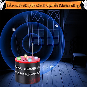 Chkenono Ghost Hunting Equipment, Paranormal Equipment Tool with Enhanced Sensitivity and Temperature Deviation Detection, EMF Detector for Professional Paranormal Investigations