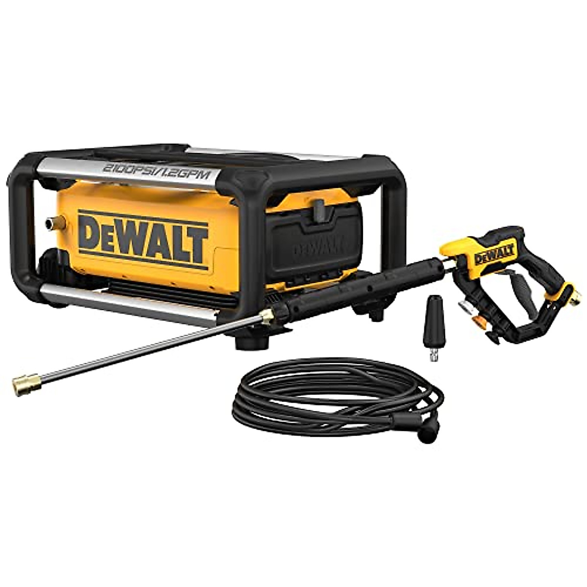 DEWALT Electric Pressure Washer, 2100 PSI, Jobsite Power Washer (DWPW2100)
