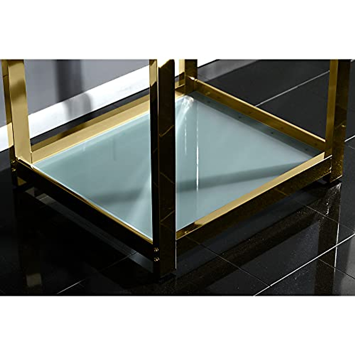 Kingston Brass KVSP2522B2 Kingston Commercial Console Sink, Brushed/Polished Brass