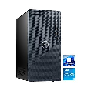 Dell Inspiron 3910 Business Desktop Computer, 12th Gen Intel Core i5-12400, Windows 11 Pro, 16GB RAM, 1TB SSD, Wi-Fi 6, Bluetooth, Intel UHD Graphics, Plain DVD+/-RW