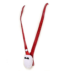 AUNC Men's Thong Underwear Santa Claus Costume,Sexy Mens Borat Mankini G-Strings Red