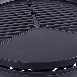 New Electric BBQ Grill 1350W Non-stick 4 Temperature Setting Outdoor Garden Camping