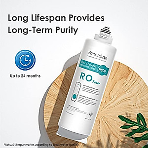 Waterdrop WD-G3P800-N2RO Filter, Replacement for WD-G3P800-W Reverse Osmosis System, 2-year Lifetime, Reduce PFAS