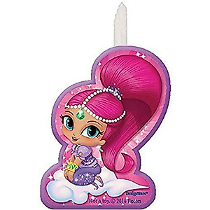 Amscan Shimmer and Shine Happy Birthday Candle Sets (4 ct) One Size, Multicolor 170332