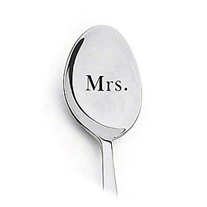 His and Her Gifts Coffee Spoons for Couples Anniversary Birthday Gifts for Her Him Christmas Gifts for Boyfriend Girlfriend Ice Cream Spoon Set Tableware 2pcs