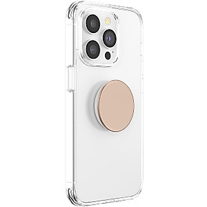 PopSockets Phone Grip with Expanding Kickstand, Solid PopGrip - Rose Gold