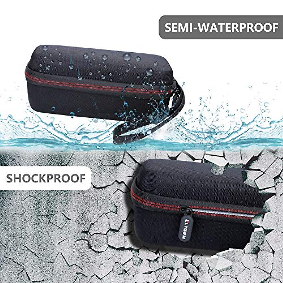 LTGEM Hard Travel Case for Philips Norelco Men Shaver Razor 2100/2300/3500/6800/3100/5500/5100/5300/5700/6880 Wet Electric Shaver, S6880/81