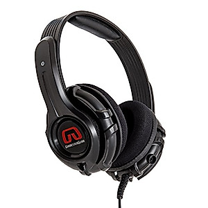 IO CREST GamesterGear PC PS4 Xbox One Stereo Over-Ear Gaming Headset, Online Chat, Headphone with Detachable Micophone - iPad Mobile Tablet Mac