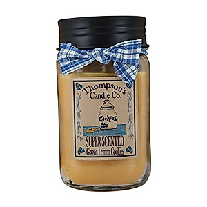 Thompson's Candle Co Glazed Lemon Cookies Mason Jar Candles