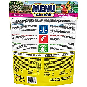 Vitakraft Menu Vitamin Fortified Cockatiel Food, 5 lb