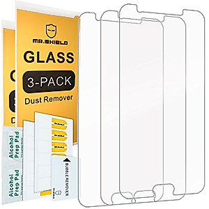 Mr.Shield [3-PACK] Designed For Samsung Galaxy J7 2017 / J7 Perx / J7 Sky Pro / J7 Prime / J7V / J7 V [Tempered Glass] Screen Protector [Japan Glass With 9H Hardness] with Lifetime Replacement