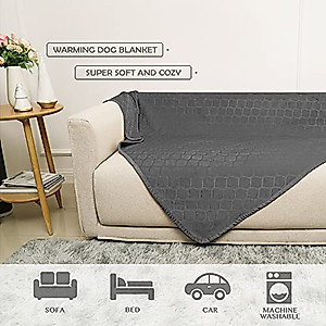 fuguitex Dog Blanket Bed Cover Dog Crystal Velvet Moroccan Fuzzy Cozy Plush Pet Blanket Throw Blanket for Couch Sofa