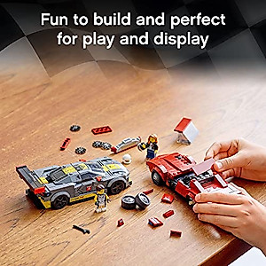 LEGO Speed Champions Chevrolet Corvette C8.R Race Car and 1969 Chevrolet Corvette 76903 Building Kit; New 2021 (512 Pieces)