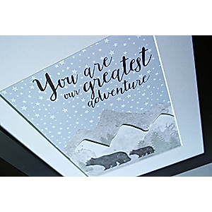 You Are Our Greatest Adventure Nursery Decor, Baby Boy Woodland Nursery Art Print