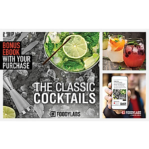 Cocktail Shaker Set | Mixology Bartender Kit | 22 Pieces Complete Premium Barware Tool Sets | All The Best bar Essentials for The Home and Professional Bartender | High-End Bartending kit