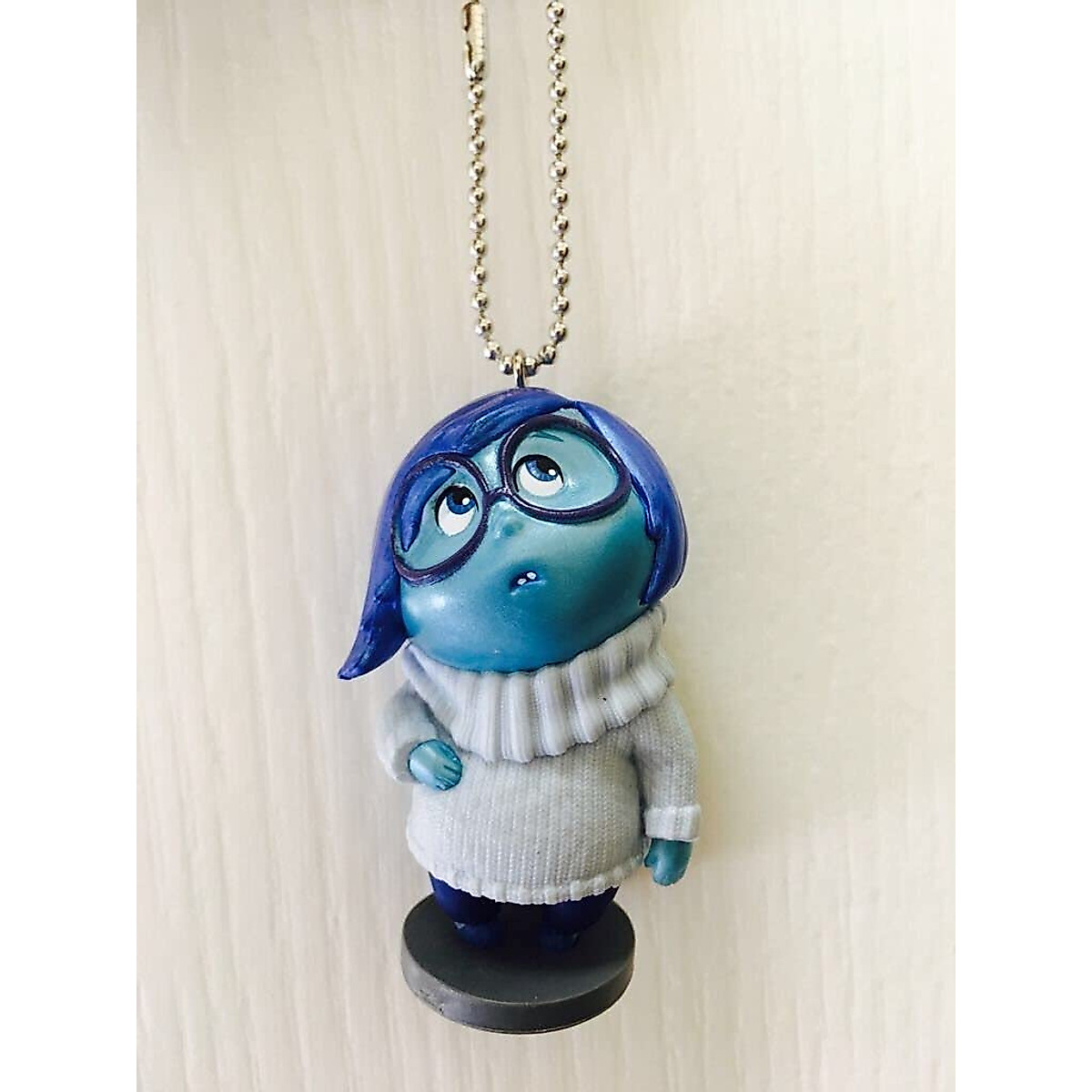 Inside Out Sadness 3" PVC Keychain Dangler Figurine Ornament Figure Charm