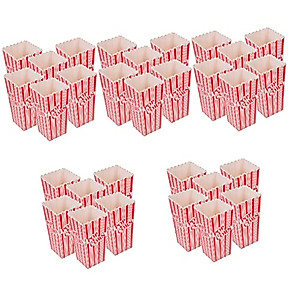 Disposable Popcorn Bags Popcorn Cups Disposable 30 Pcs Popcorn Popcorn Bucket Large Paper Carnival Popcorn Bags