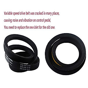 Wadoy 954-0468 Belt Compatible with MTD 754-0468 Replace 75-933,336354,7540468, 9540468 Secondary Upper Drive Belt