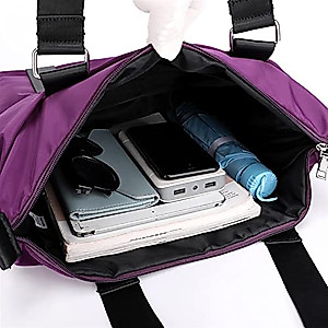 ZSFBIAO Women's Shoulder Bag Female Handbag Large Capacity Messenger Bag Ladies Nylon Tote Crossbody Bags Athletic Bag (Color : H)