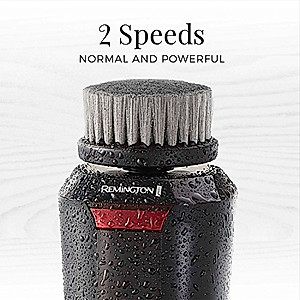 Remington Reveal Men's Compact Facial Cleansing Brush with Pre Shave and Charcoal Heads (FC1500B)
