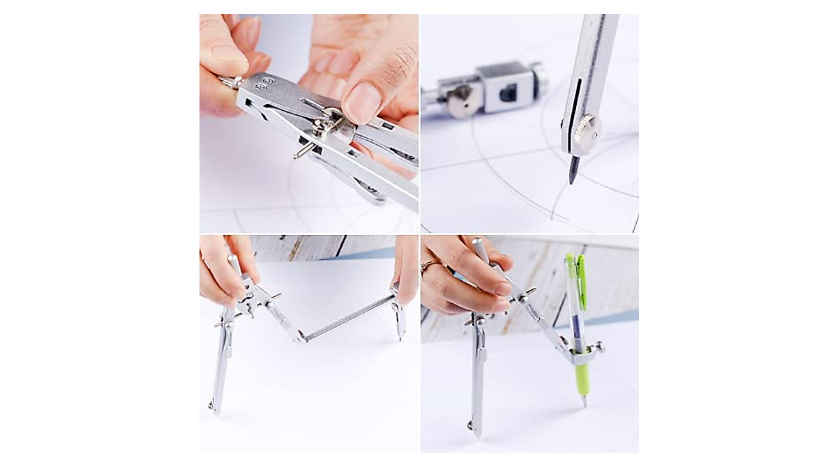 Mr. Pen Compass: Precision Tool for Geometry & Drawing
