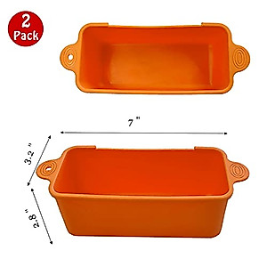 hoomdabox 2 Pack Silicone Grease Cup Liners for Blackstone Grill, Reusable Drip Pan Liners, Grill Griddle Rear Grease Cup Grease Catcher Liner - Orange