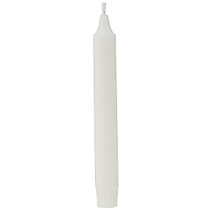 Ikea Candle Chandelier Stick (20 Pack) Unscented White, 7.5"