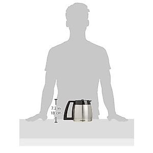 Cuisinart DCG-600RC 10-Cup Replacement Thermal Carafe with Lid, Compatible with Cuisinart Coffeemakers, Stainless Steel