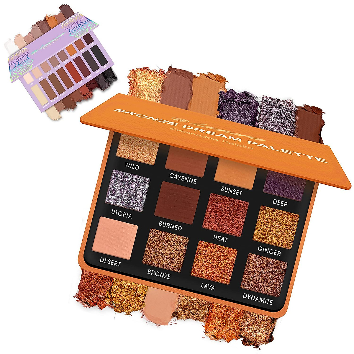 Lamora Nude Eyeshadow Palettes (Matte + Bronze Gold)