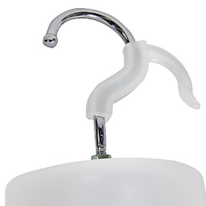 SSWBasics Male Molded Shatterproof Frosted Hanging Shirt Form with Hook - Fits Men's Sizes