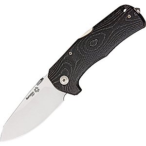 Lion Steel Knives TTM1MS TM1 Micarta Handle Satin Blade