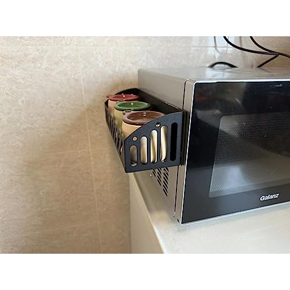 NAFCOOL Magnetic Spice Fridge Rack Shelf Organizer for Refrigerator, 4 Packs Moveable Magnetic Seasoning Organizer Shelves Kitchen Gadgets for Refrigerator Microwave Oven Coffee Maker Washer