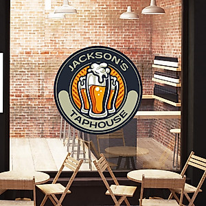 Fairwinds Designs Large Custom Vinyl Decals - Full Color Custom Sticker Printing | Personalized Stickers for Business Logo - Ideal for Windows, Doors, Walls, Vehicles, Cars, Trucks