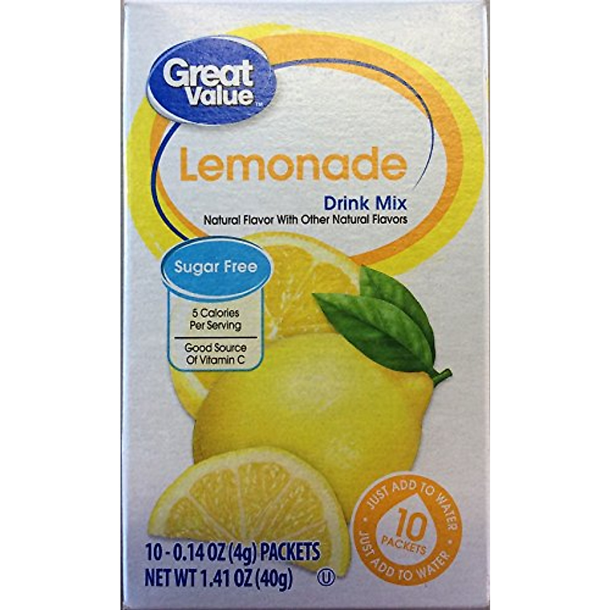 Great Value: Lemonade Drink Mix, 1.41 Oz (Pack of 6)