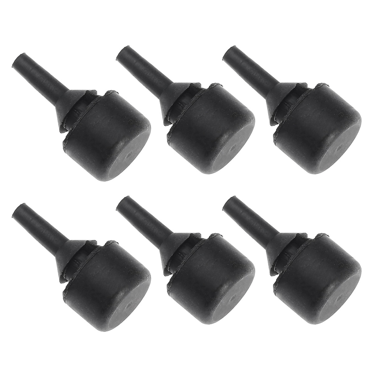 1/4" Rubber Bumper Feet fits for 1/4 inch Hole Grill Crock Pot with 1/2" OD x 5/16" Head 6pcs