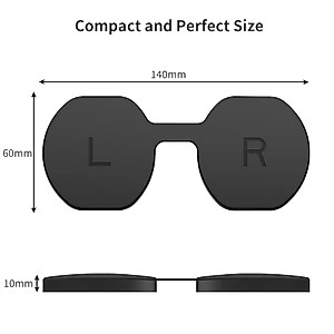 Qoosea for PlayStation Portal Case Protective Ultra Clear Crystal Transparent PC Protective Cover Anti-Scratch Shockproof Protector for Sony PlayStation Portal with Precision Cut-Outs