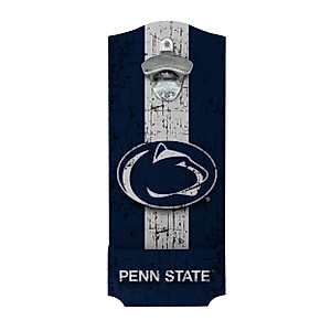 FOCO Penn State Nittany Lions NCAA Wooden Bottle Cap Opener Sign