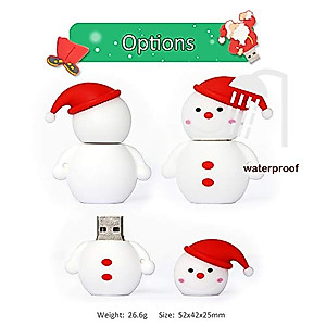 Christmas USB Flash Drive 5 Pack 16GB, Leizhan Cute Thumb Drive Memory Stick Santa Claus, Christmas Tree, Elk,Snowman, Dog Photo Stick New Year Gift U Disk