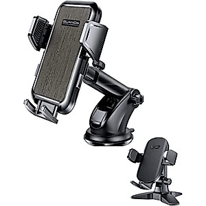 GUANDA TECHNOLOGIES CO., LTD. Cell Phone Stand, Desk Phone Holder, Upgraded Car Mount Phone Holder Dashboard Windshield