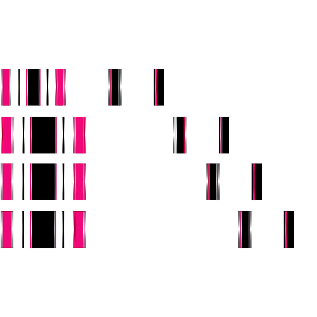 White Water Archery Laminated Pink Traditional 12 Crest Arrow Wraps 15 pk Choose Length Width (7, 1.4)