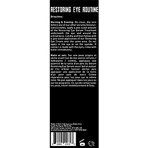 Brickell Men's Restoring Eye Routine for Men, Eye Serum and Eye Cream for Men, Natural and Organic, Unscented, Men's Skin Care Gift Set