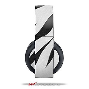 Zebra Skin - Decal Style Vinyl Skin fits Original Sony PS4 Gold Wireless Headphones (HEADPHONES NOT INCLUDED)