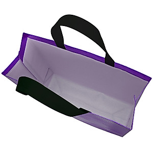 Tosnail 20 Packs Large Reusable Gift Bags with Handles, Purple Party Favor Bags, Shopping Tote Bag, Goodie Bags Present Bag for Weddings, Birthdays, Party, Event - Purple