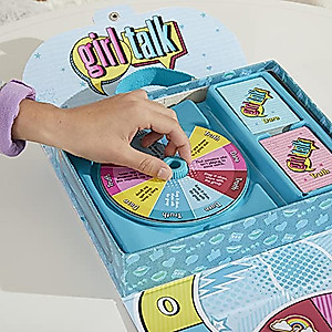 Hasbro Gaming Girl Talk Truth or Dare Board Game for Teens and Tweens, Inspired by The Original 1980s Edition, Ages 10 and Up, for 2-10 Players