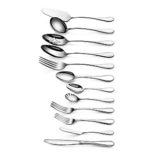Artaste 18/10 Stainless Steel Elegant Serving & Hostess Flatware Sets (47-Piece 18/10 Silver Finish)